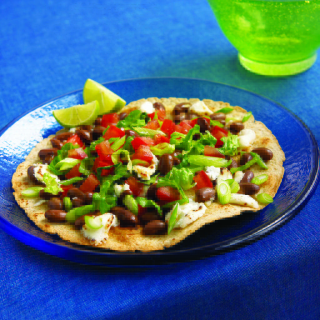 Black Bean and Goat Cheese Tostadas | The Palm Weight Loss Blog