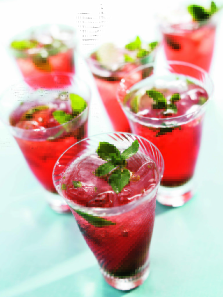 Spritzers: Iced Pom Mojito - South Beach Diet Healthy Recipes